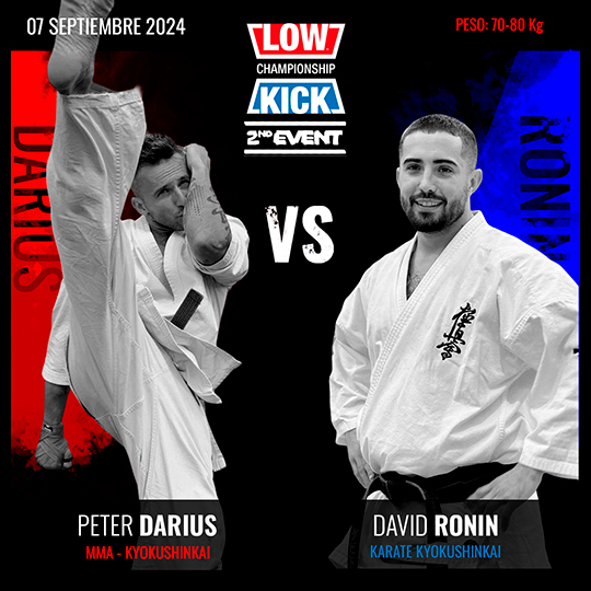 ORDEN DE PELEAS PARA EL 7 DE SEPTIEMBRE | Low Kick Championship